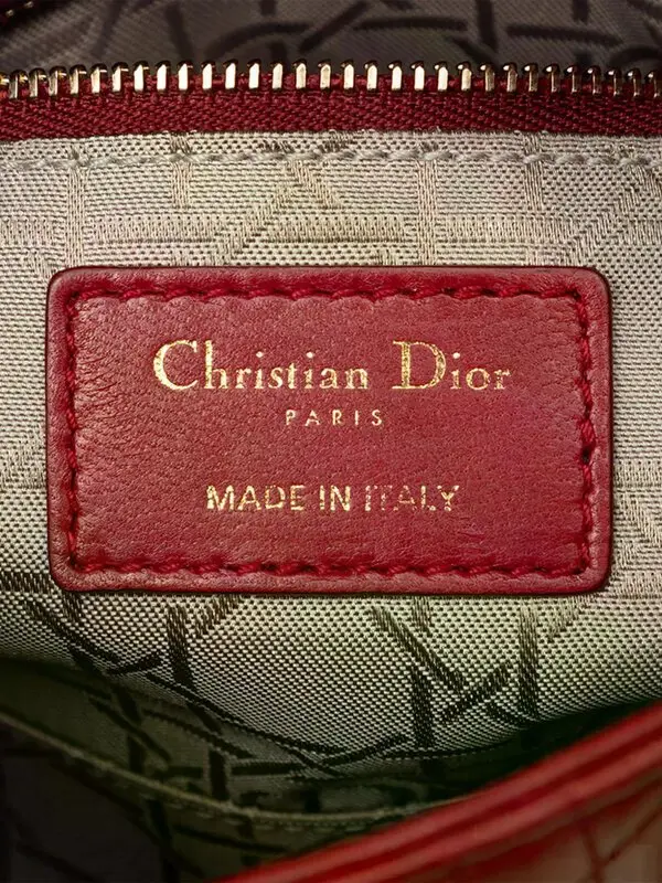Dior 2017 Mini Lambskin Cannage Lady Satchel