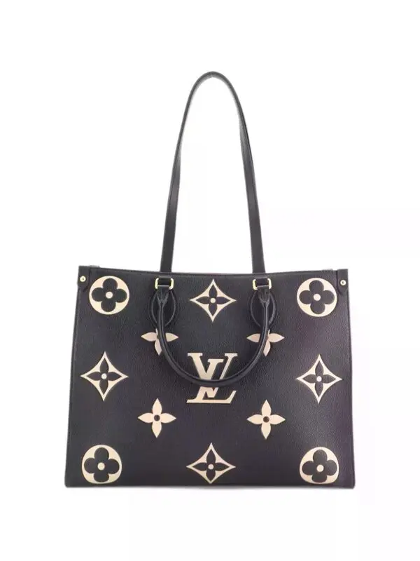 LOUIS VUITTON Onthego Tote Bicolor Monogram Empreinte Giant Mm Shoulder Bag
