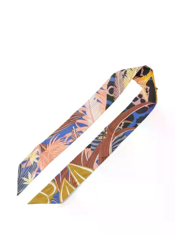 Hermès 2010s Jaguar Quetzal Scarf