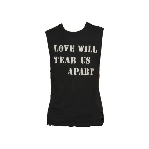 STUART TREVOR Love Will Tear Us Apart Vest - Black