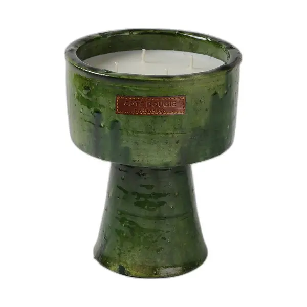 COTE BOUGIE MARRAKECH Tamegroute Mint Tea Footed Bowl Candle