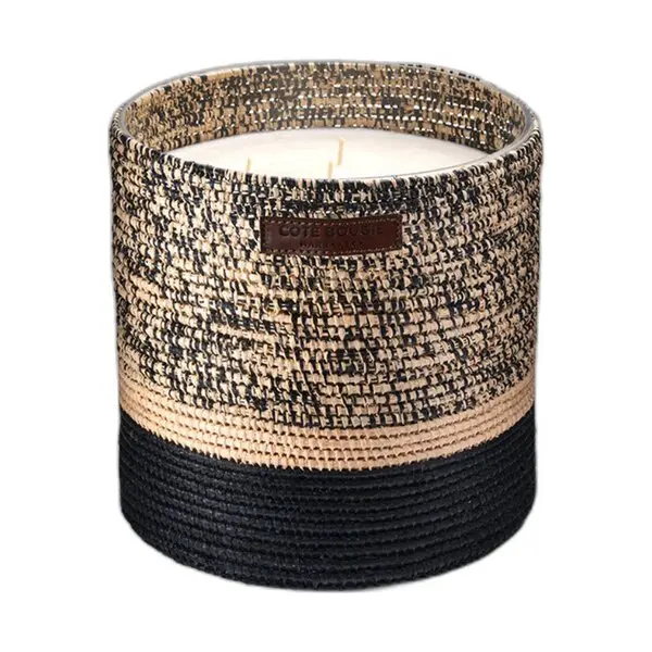 COTE BOUGIE MARRAKECH Extra Large Mogador Orange Blossom Raffia Candle