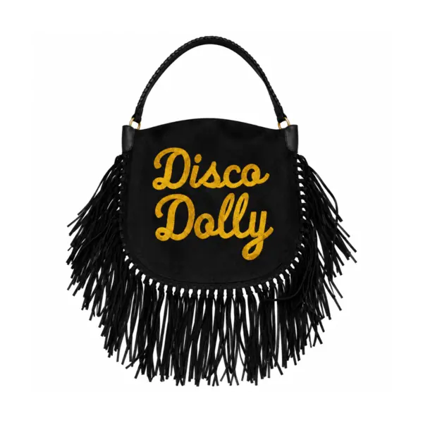 LILLY LOVES Disco Dolly Suede Tassel Bag
