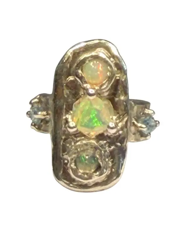 WE THE STARS Opal Trio Ring