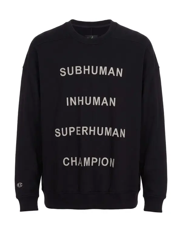 Rick Owens Sweatshirt Size Cotton