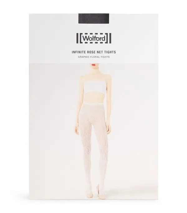 Wolford Infinite Rose Net Tights