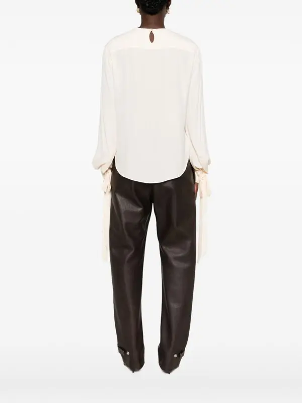 Alberta Ferretti Crepe Shirt