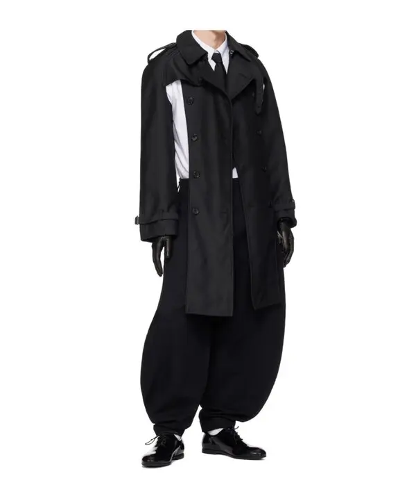 Comme Des Garçons Trousers With Belt Loops