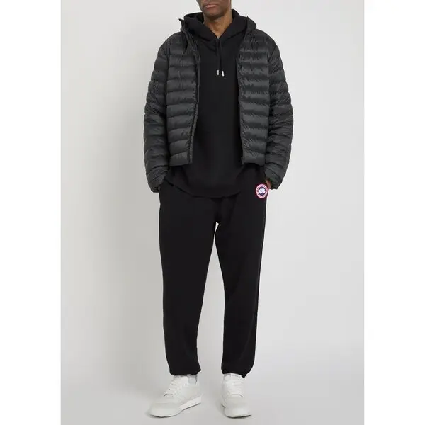 Canada Goose Horizontal Quilting Hooded Lightweight Down Jacket