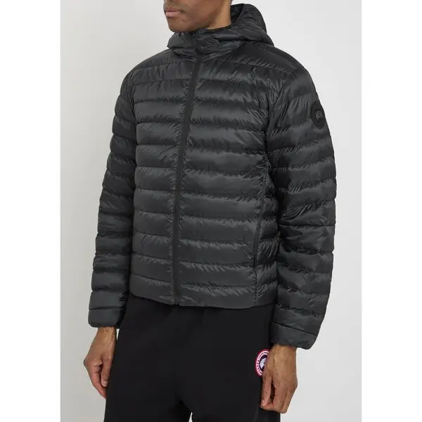 Canada Goose Horizontal Quilting Hooded Lightweight Down Jacket