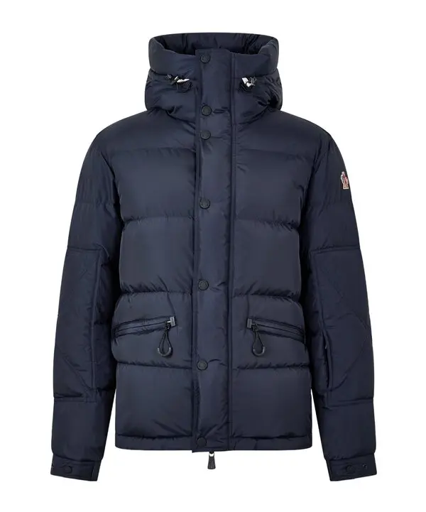 Moncler Hooded Quilted Down Jacket - Black