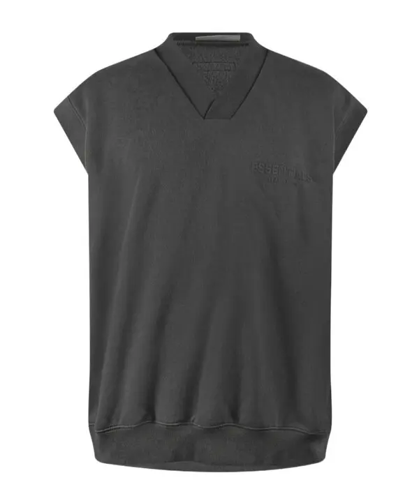 Fear Of God V-neck Vest - Deep Black