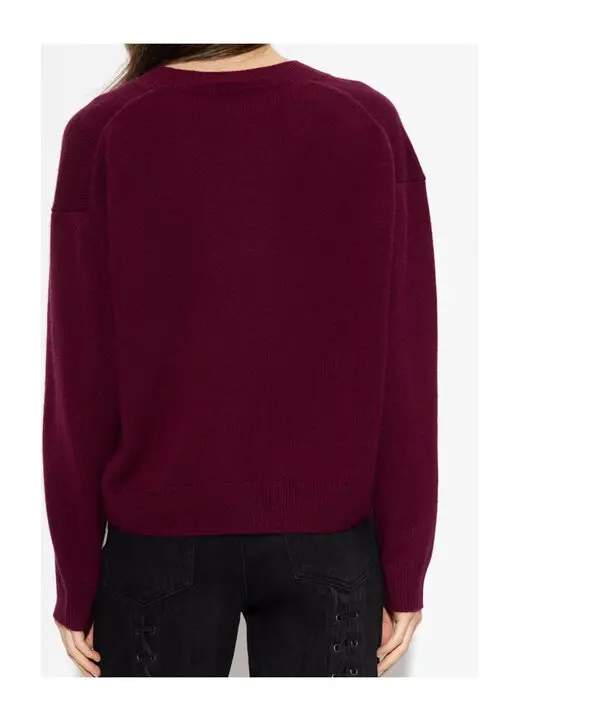 ANINE BING Lee V-neck Knitted Sweater