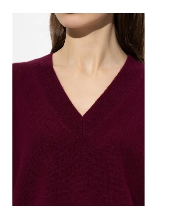 ANINE BING Lee V-neck Knitted Sweater