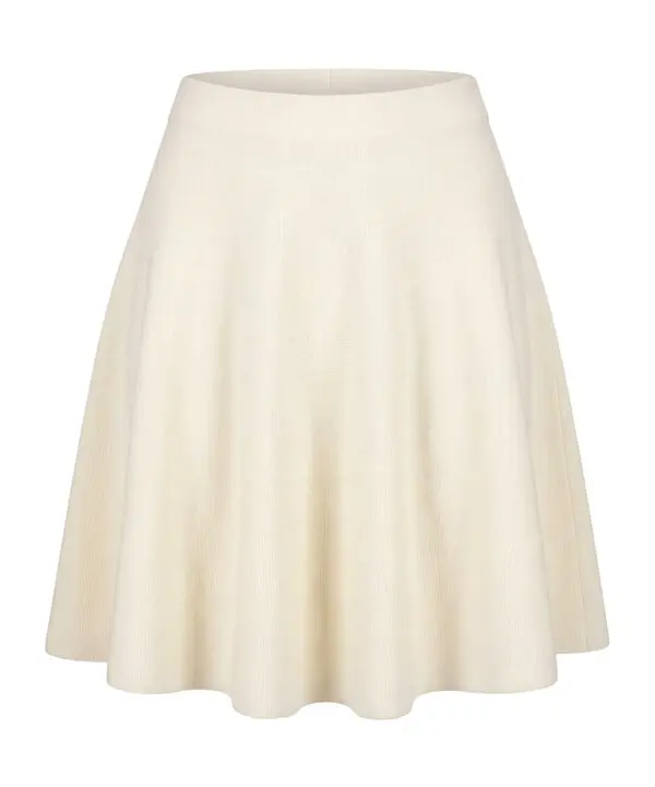LISA YANG Going To Wheel Flared Knitted Skirt