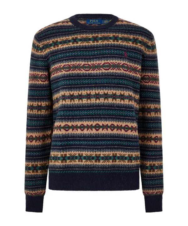Polo Ralph Lauren Round-neck Knitted Sweater - Black