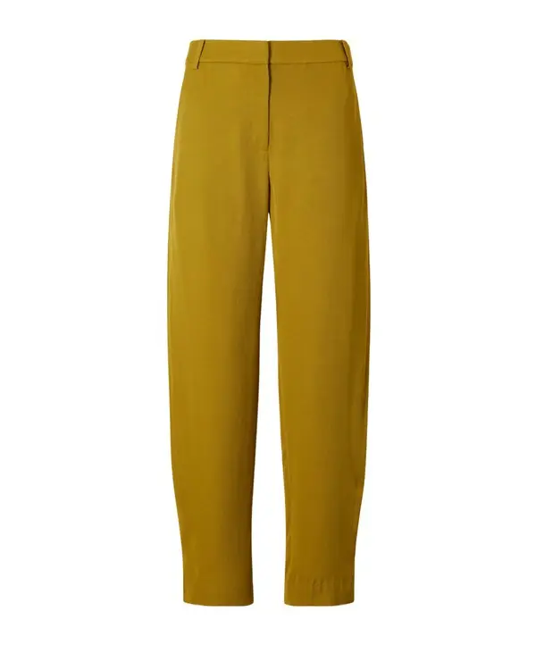 Tibi Satin-twill Tapered Pants