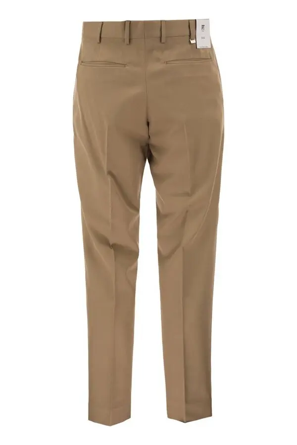 PT TORINO Casual Pants With An Elastic Waistband