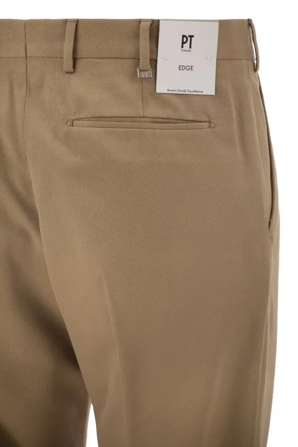 PT TORINO Casual Pants With An Elastic Waistband
