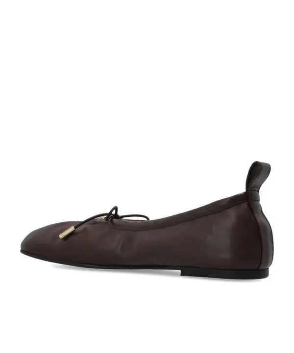 ALOHAS Rosalind Tie Detail Ballet Flats - Brown