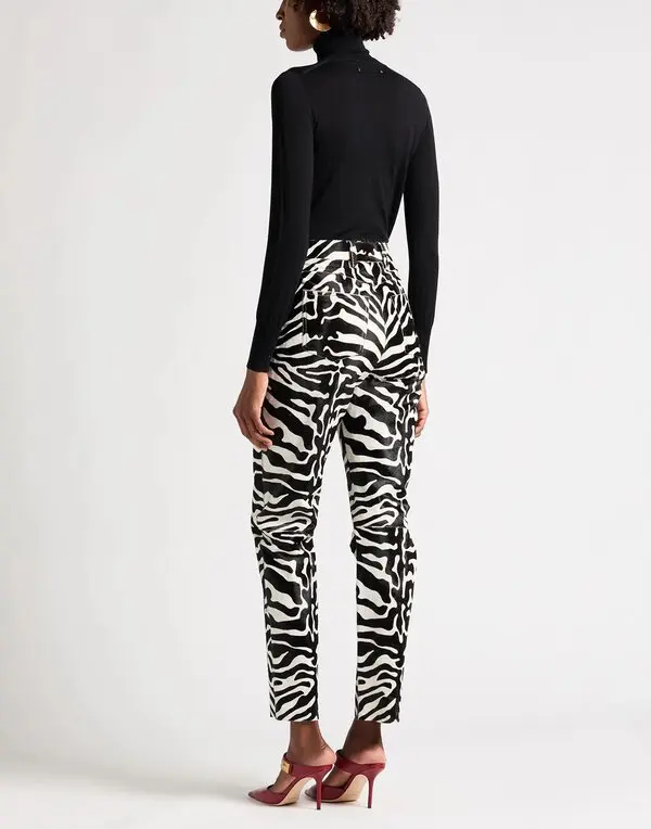 Dolce & Gabbana Leather Trousers
