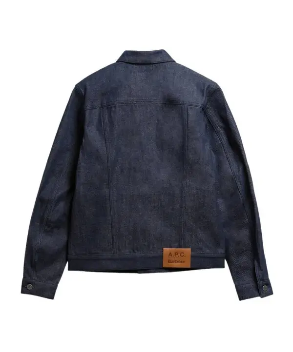 Barbour X A.p.c. Trucker Denim Jacket - Black