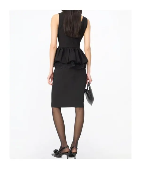 ROTATE BY BIRGER CHRISTENSEN V-neck Peplum Top