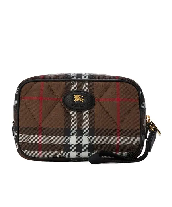 Burberry Classic Check Pouch Camera Bag - Black