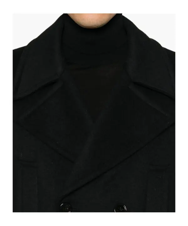 DONDUP Double-breasted Long-sleeved Coat