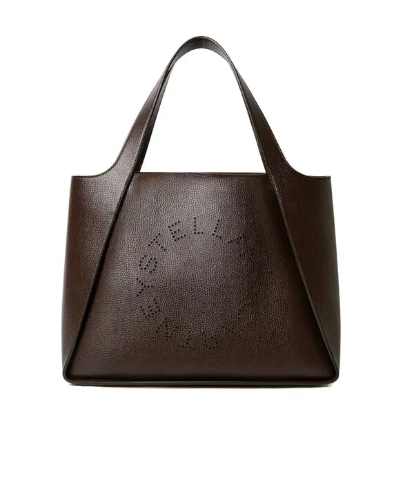 Stella McCartney Logo Tote Bag - Brown