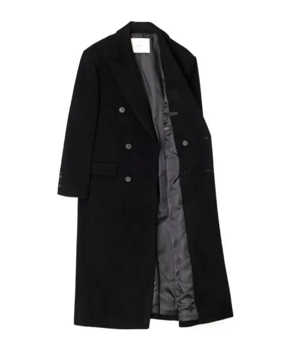 DUNST Tailored Double-breasted Cashmere Coat