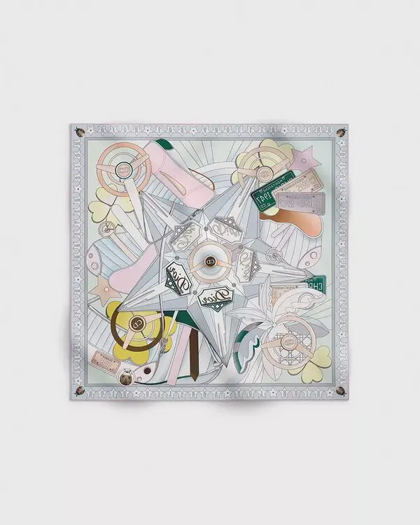 Dior Drive-in 90 Square Scarf