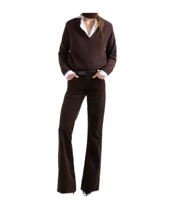 7 For All Mankind Leggy Bootcut In Velvet