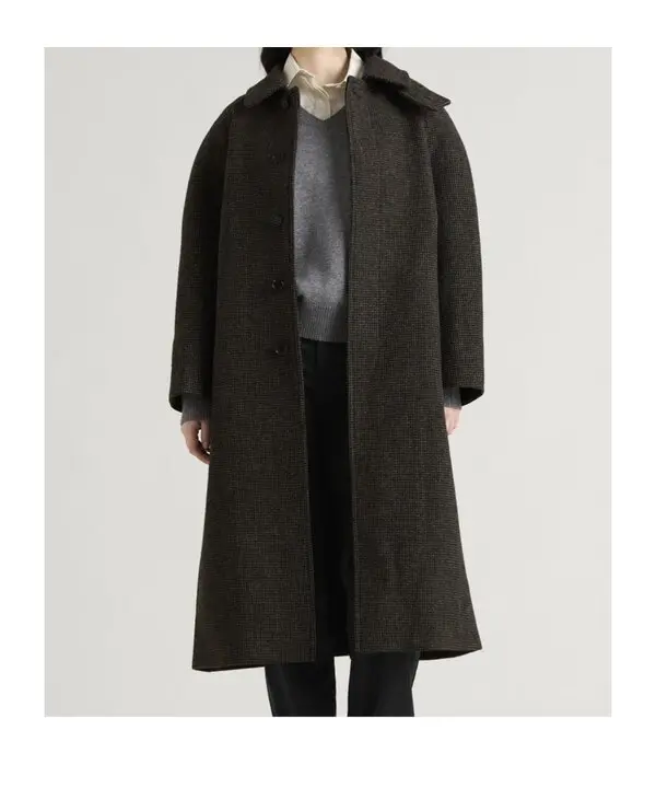 DUNST Long-sleeved Collared Coat