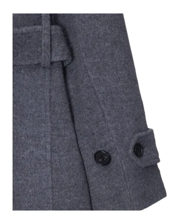 DUNST Cashmere Trench Coat With Tie-waist