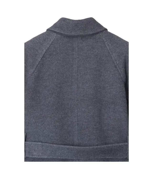 DUNST Cashmere Trench Coat With Tie-waist