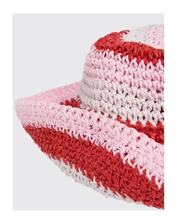 Barbour Crocheted Bucket Hat
