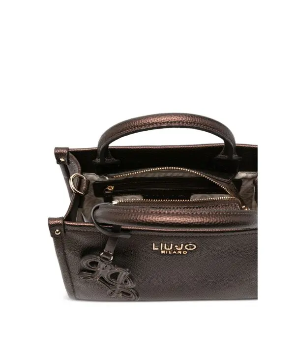 Liu Jo Logo-plaque Pebbled Tote Bag