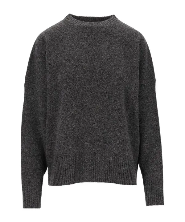 Loulou De Saison Anton Crewneck Knitted Jumper - Black