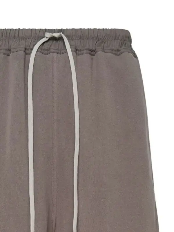 Rick Owens Elastic Drawstring Waist Bermuda Shorts