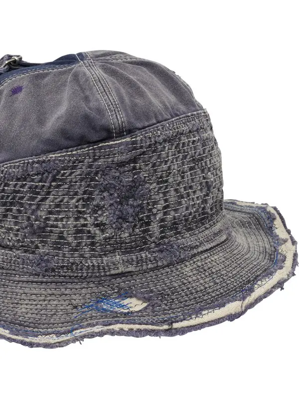 Kapital Frayed-details Bucket Hat