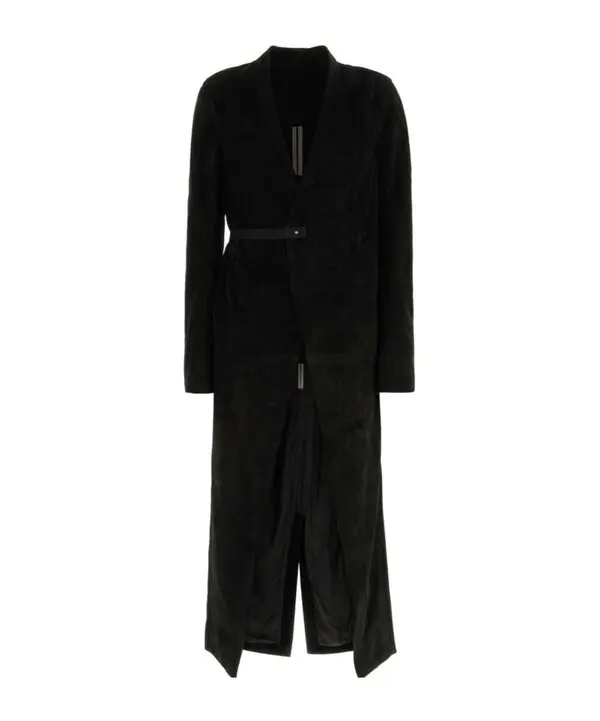 Rick Owens Long Coat - Black