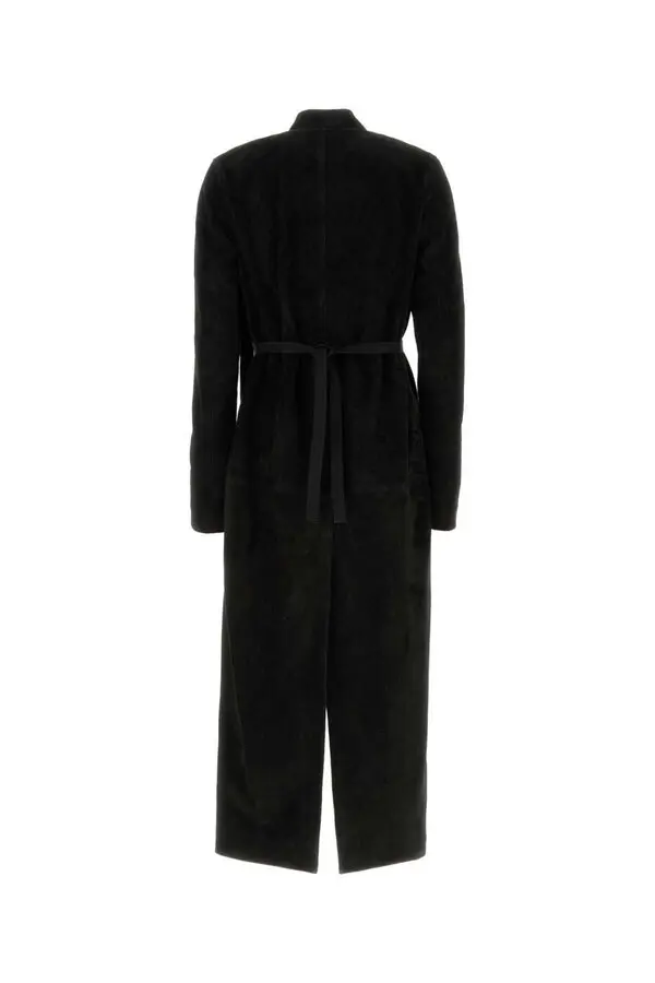 Rick Owens Long Coat - Black
