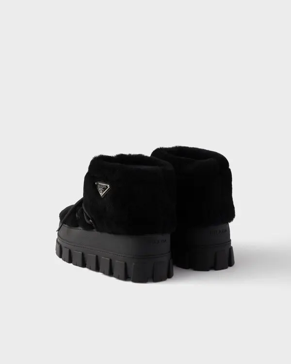 Prada Shearling Après-ski Boots