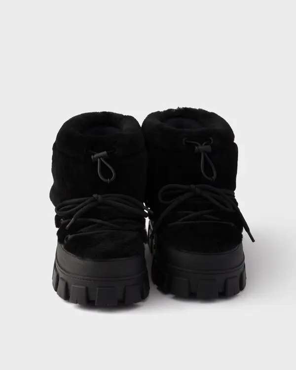 Prada Shearling Après-ski Boots