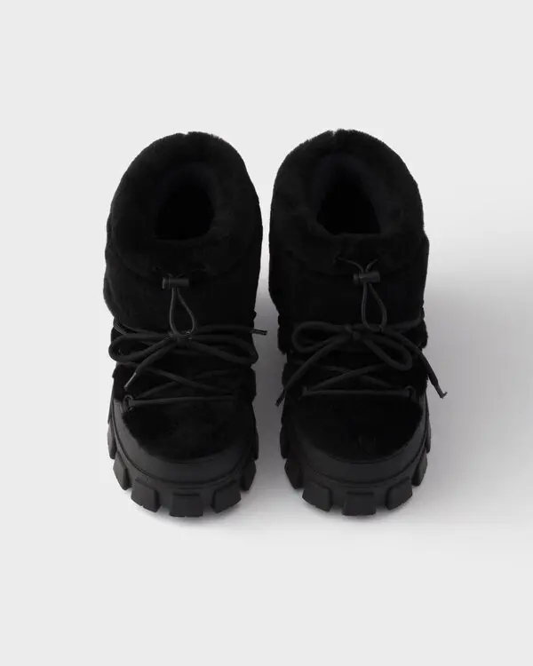 Prada Shearling Après-ski Boots