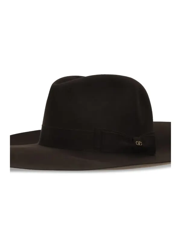 Valentino Garavani Vlogo Signature Fedora Hat