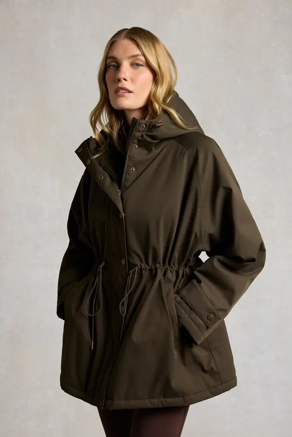 Holland Cooper One-size Waterproof Parka Olive
