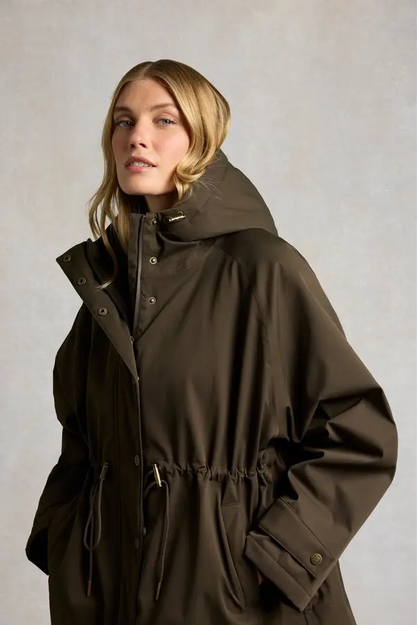 Holland Cooper One-size Waterproof Parka Olive