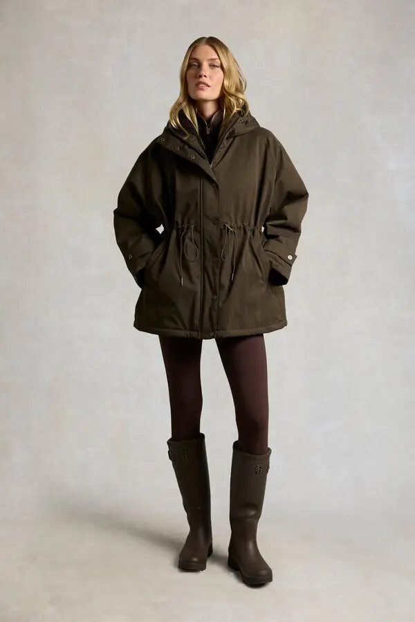 Holland Cooper One-size Waterproof Parka Olive
